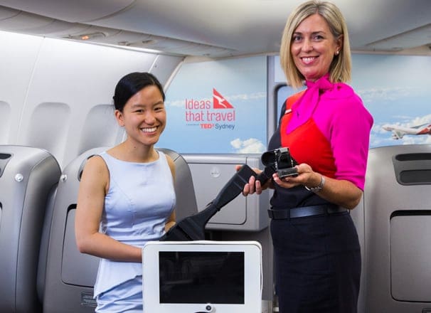 Qantas holds the world's first tech talk in the sky – Karryon