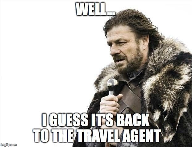 Top 4 Travel Agent memes: Thurs 27 Oct – Karryon