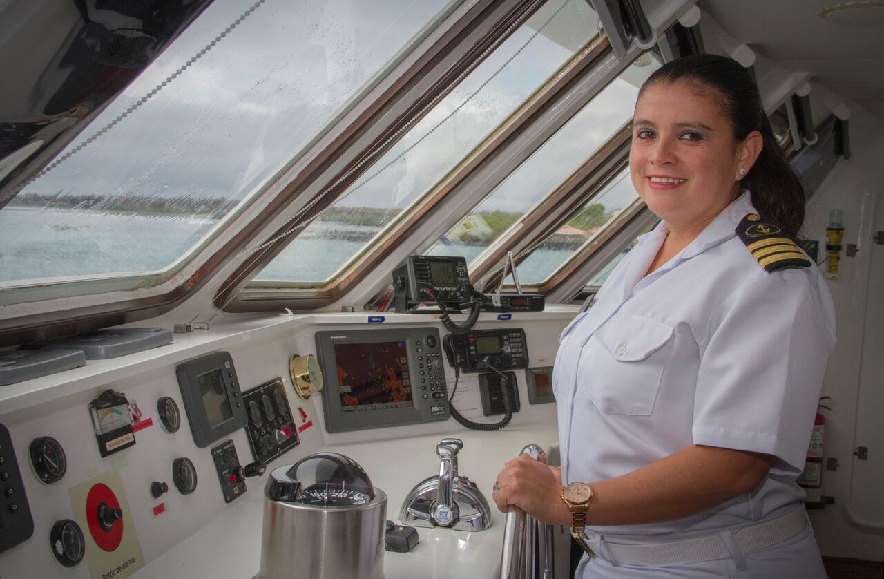 A FEMALE WILL CAPTAIN A CRUISE SHIP AROUND THE GALAPAGOS FOR THE FIRST ...