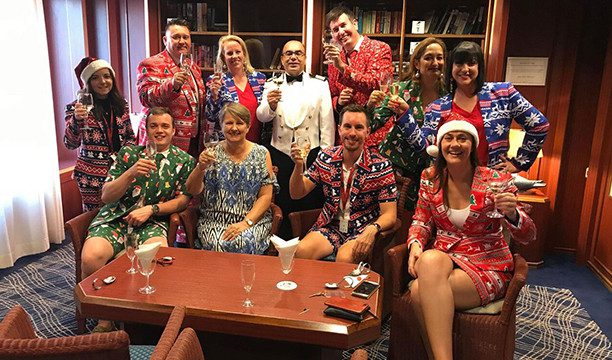 CHRISTMAS BASH AT SEA: Go inside Bicton Travel's big holiday party ...