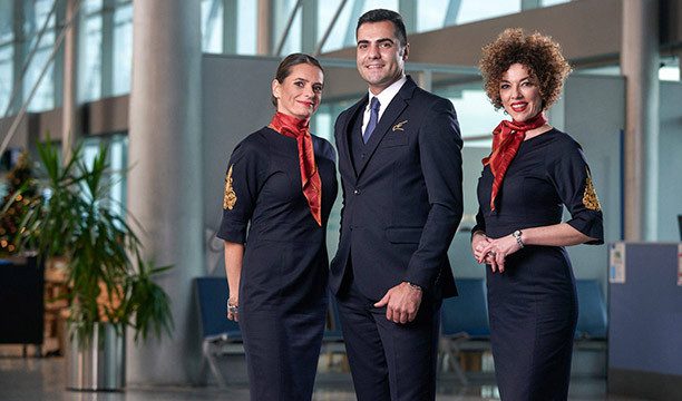 STRIKE A POSE: European airline stuns with sleek new cabin crew ...