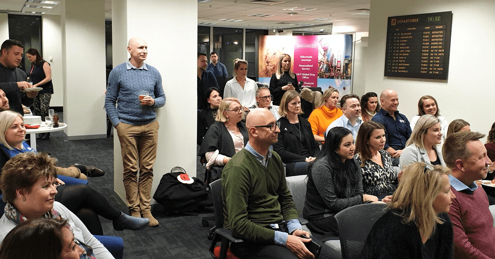 TIME GOES MOBILE: Mentoring crew meet at Travel Counsellors HQ