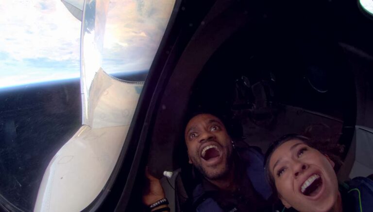 Blast-off! Virgin Galactic rockets into passenger space flights from ...