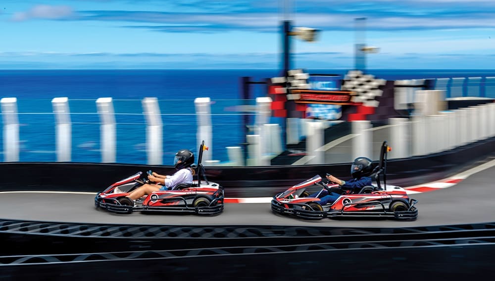 3 cruise lines with OTT onboard cruise ship attractions