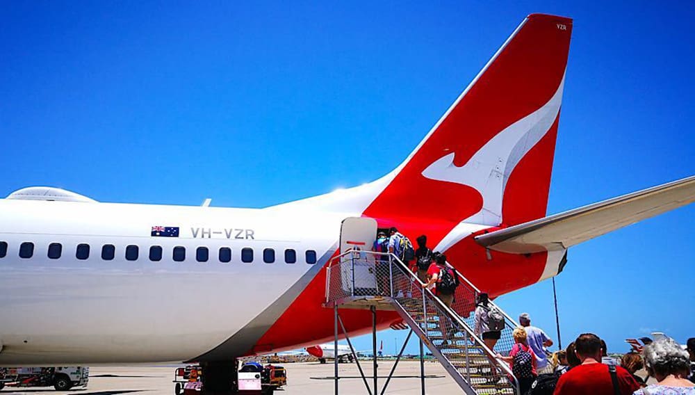 Qantas group boarding system at 4 major airports in AU first