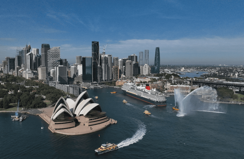 Queen Anne, Cunard's newest ship makes debut in Australia
