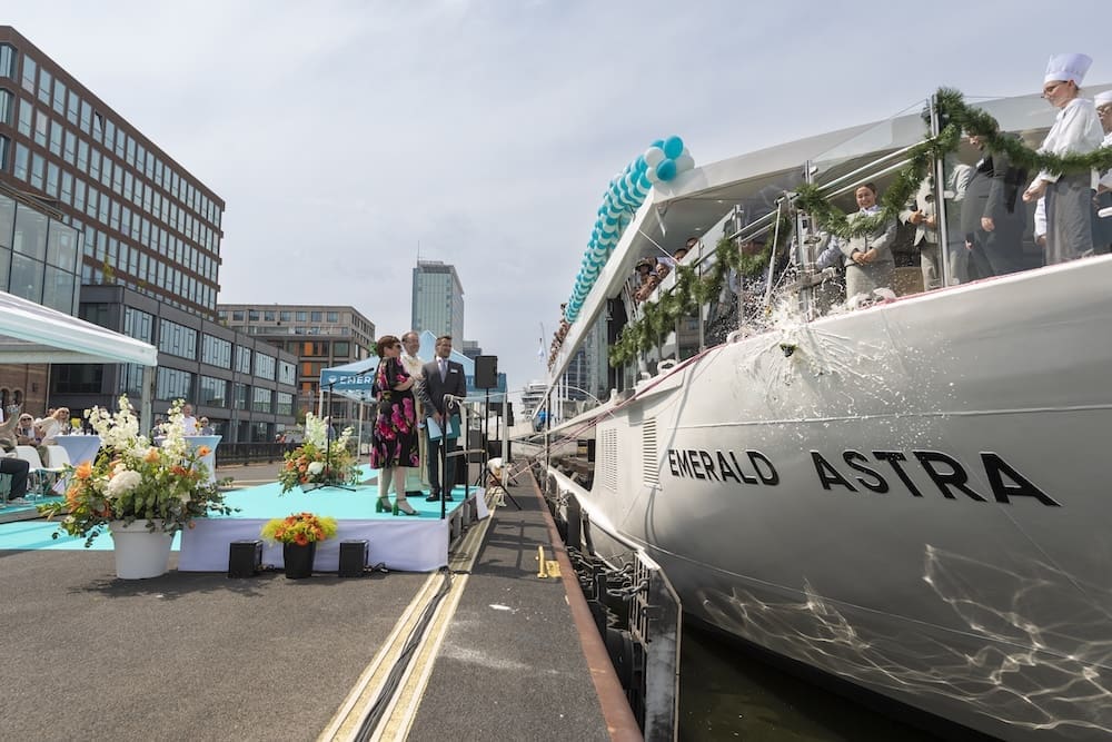 Emerald Cruises names top travel advisor as godmother of newest ship